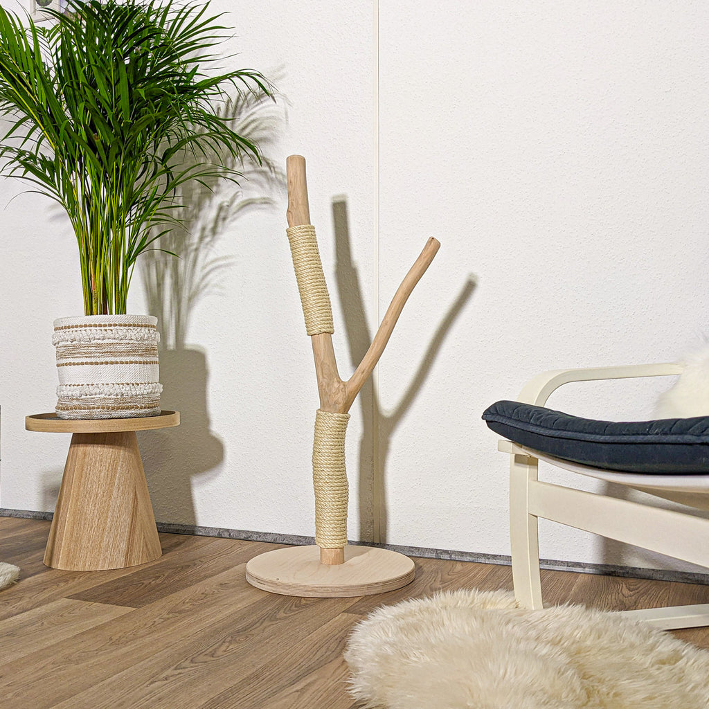 Kratzstamm 4137 Natur Holz Design Kratzbaum 101 cm hoch Naturkratzbaum ...